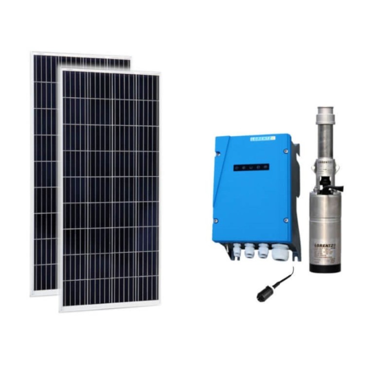 Kit pompe solaire PS2-150 + 2 panneaux solaires 200Wc