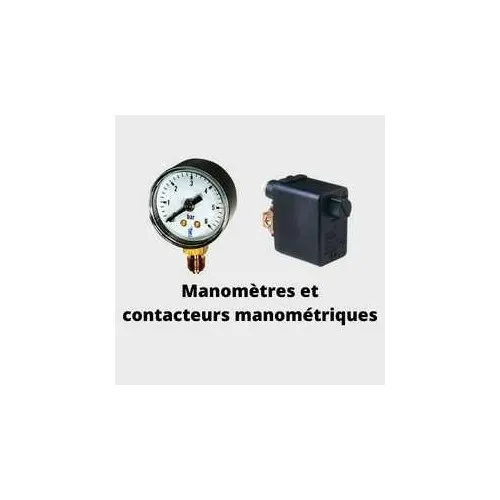 Manomètres et contacteurs manométriques - E-pompes.com - e-pompes